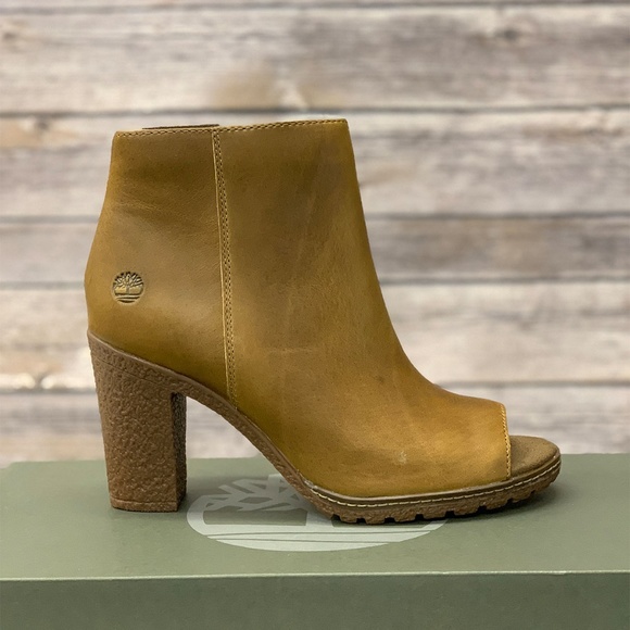 Timberland | Shoes | Timberland Womens Tillston Peep Toe Ankle Boots ...